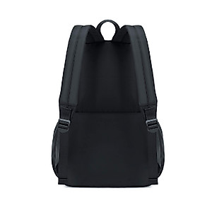 Acmebon Stylish Backpacks for Boys and Girls Casual Daypack for Women Black