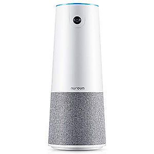 NUROUM C20 HD 1080P Conference Webcam, Video Conference Camera with Mic and Speaker, All-in-1 Ultra Wide-Angle 100° Webcam with Microphone, 13ft Voice Pickup, AI Noise-Cancellation, USB Plug&Play