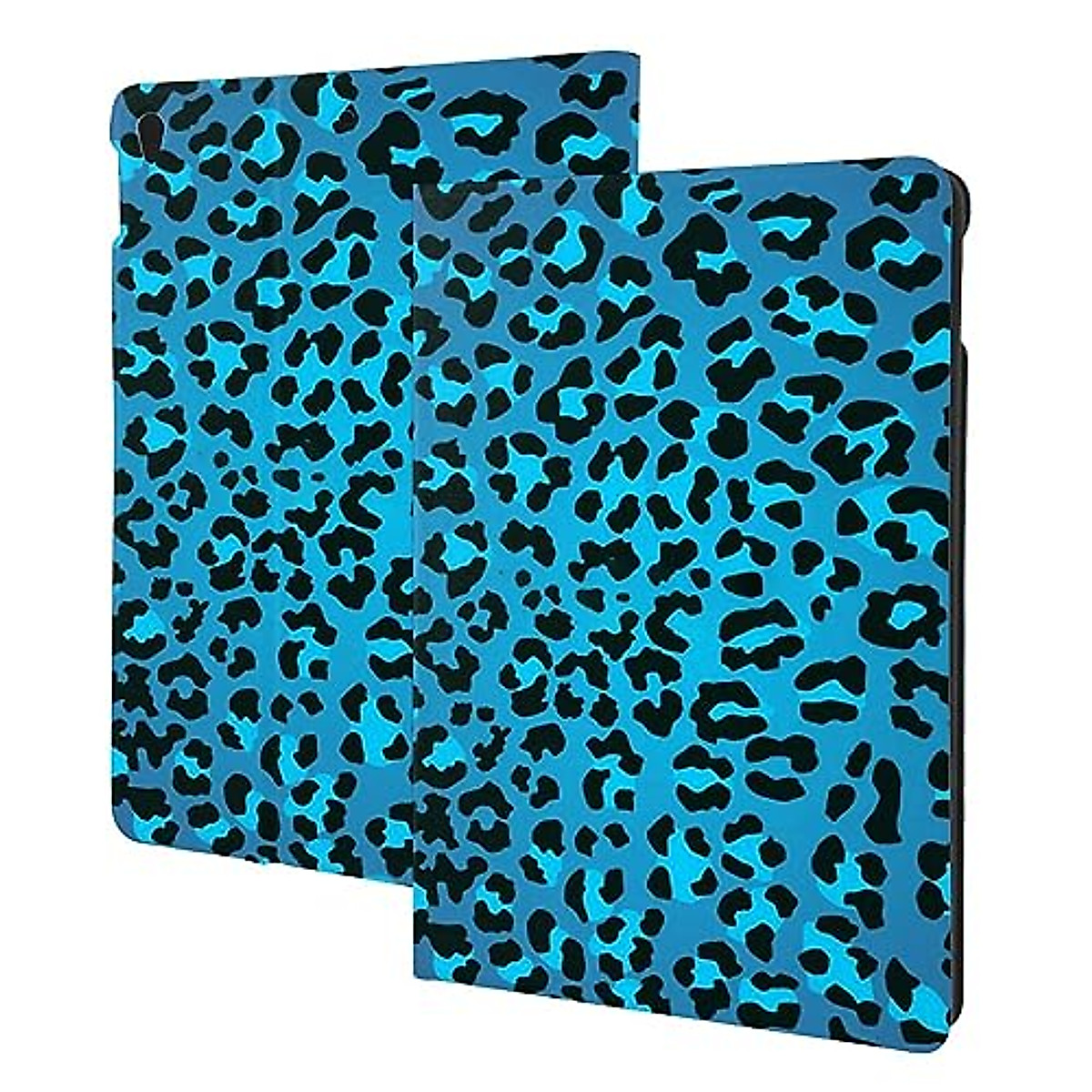 Blue Leopard Print Case Fit for IPad Air 3 Pro 10.5 Inch Case with Auto Sleep/Wake Ultra Slim Lightweight Stand Leather Cases