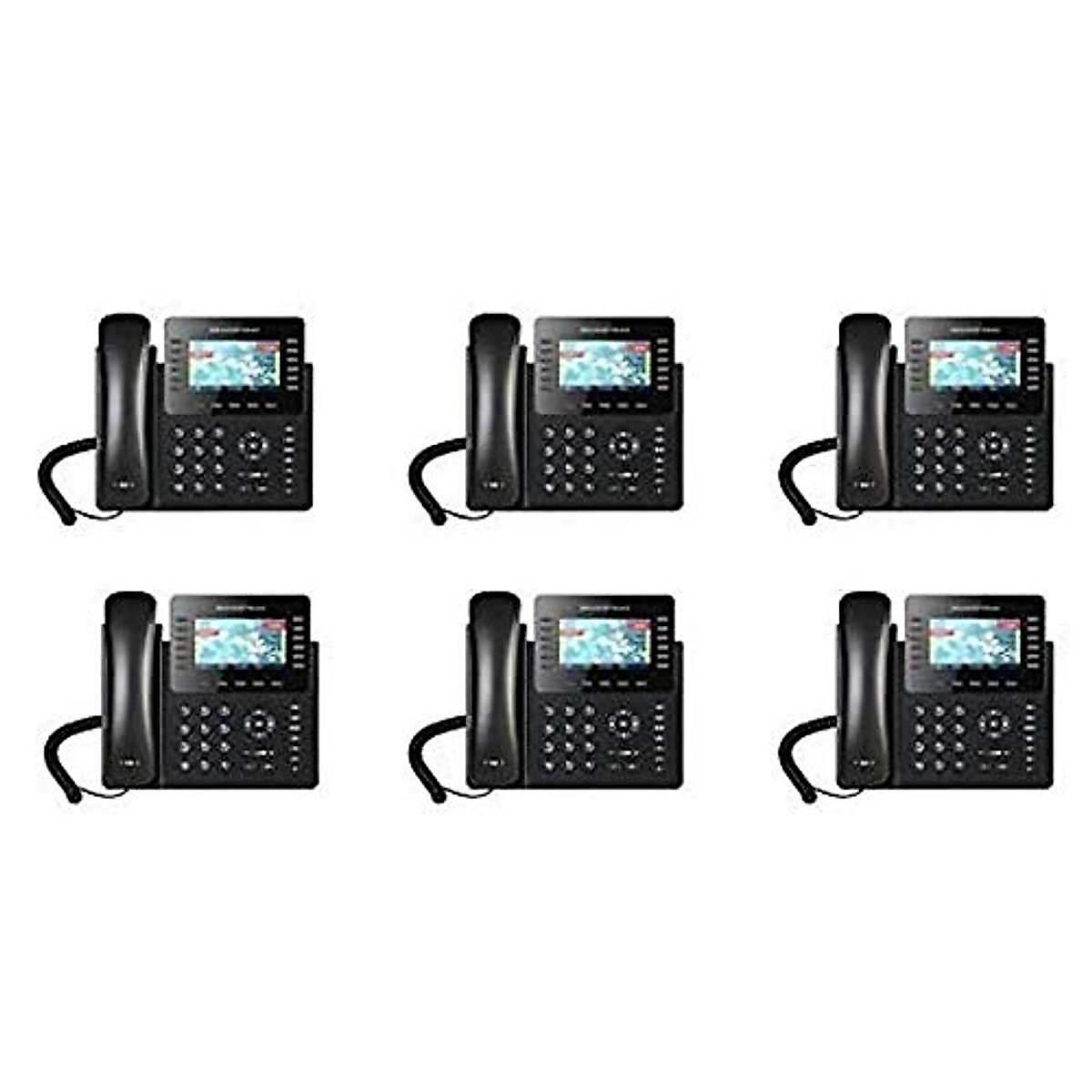 Grandstream GXP2170 (BUNDLE of 6) 12 Line IP Phone, Color Display-VoIP
