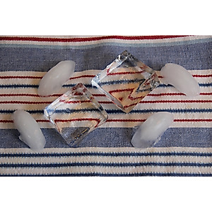 ClearlyFrozen High Capacity (10 x 2 Inch) Home Clear Ice Cube Tray/Ice Cube Maker