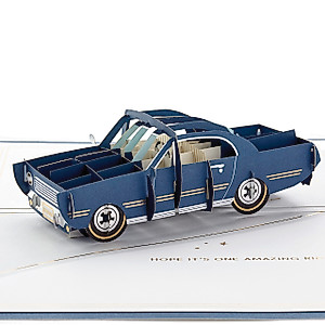 Hallmark Signature Paper Wonder Pop Up Birthday Card (Classic Car, Amazing Ride)