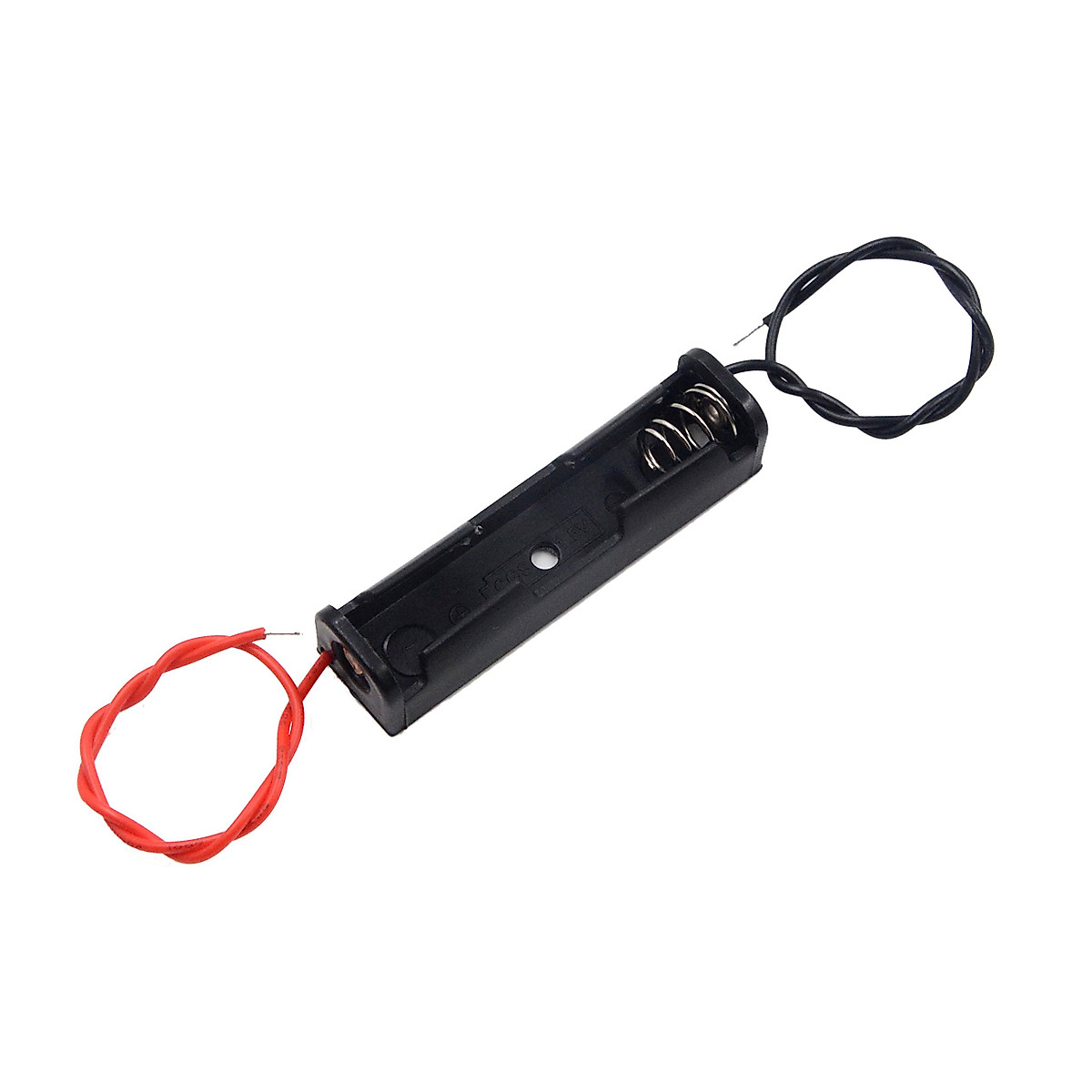 LAMPVPATH (Pack of 12) Single AAA Battery Holder, 1 X 1.5V AAA Battery Holder, AAA Battery Holder with Leads Wires