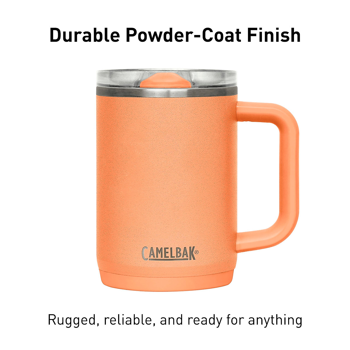 CamelBak Thrive Leak-Proof 16 oz Mug, Insulated Stainless Steel - For travel, coffee, tea, hot beverages - Spill Proof - Cup-holder Compatible, Desert Sunrise