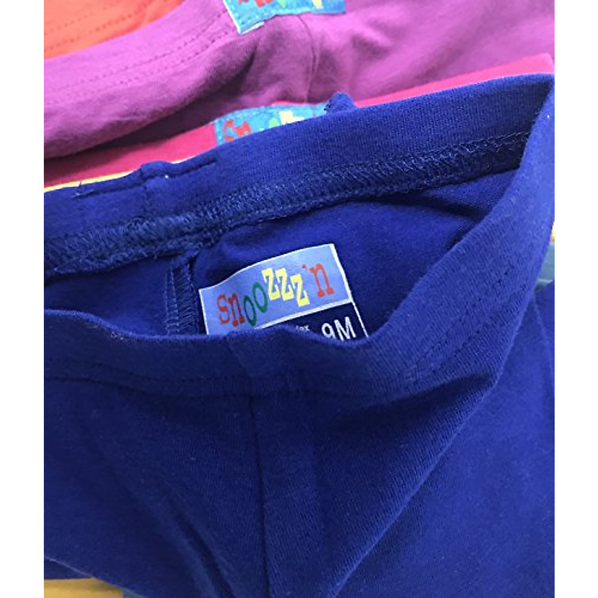 Snoozzz'n Boys Girls Toddler Little Kids Unisex Cotton Stretch Snug Fitting Long Pant Leggings -Multi Packs