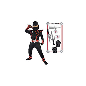 Halloween boy Ninja Luxury Children's Clothing Ninja Children's Ninja Costume Black Warrior