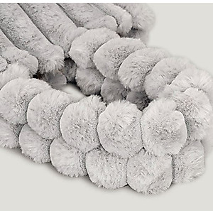 Women's Tote Handbag Fleece Shoulder Bag Hobo Tote Bag Faux Fur Retro Casual Clutch Cute Purse