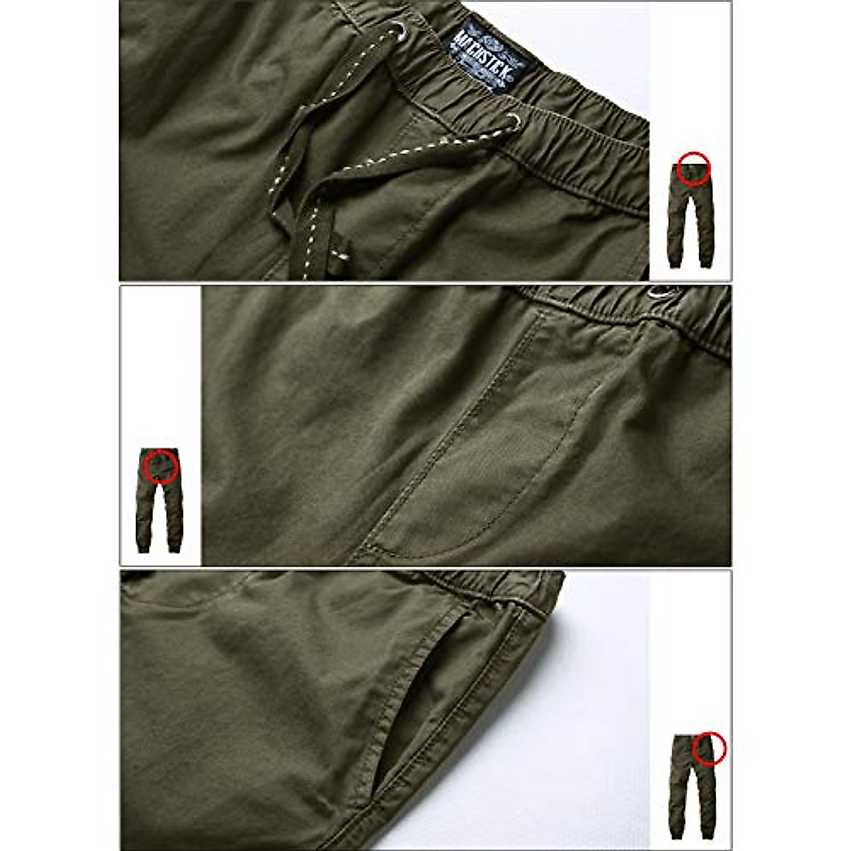 Match Men's Straight, 6535 R-Green, 29