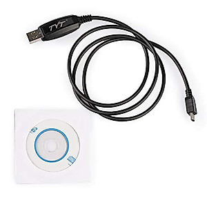 TYT CP-06 Programming Cable with Software CD TH-9800 Mobile Radio Transceiver Black