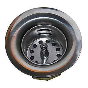 LASCO 03-1101 Chrome Plated Stainless Steel Junior Duo Strainer for 2-Inch Opening