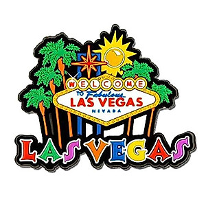 1 X Las Vegas Magnet - Rubber Sign, Las Vegas Magnets, Las Vegas Souvenirs