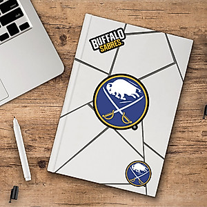 Fanmats NHL Buffalo Sabres Team Decal, 3-Pack , Blue