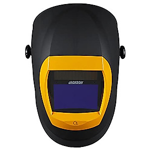 Jackson Safety BH3 Auto Darkening Filter Welding Helmet with Balder Tech - Black Welding Hood - Universal Size - 46157