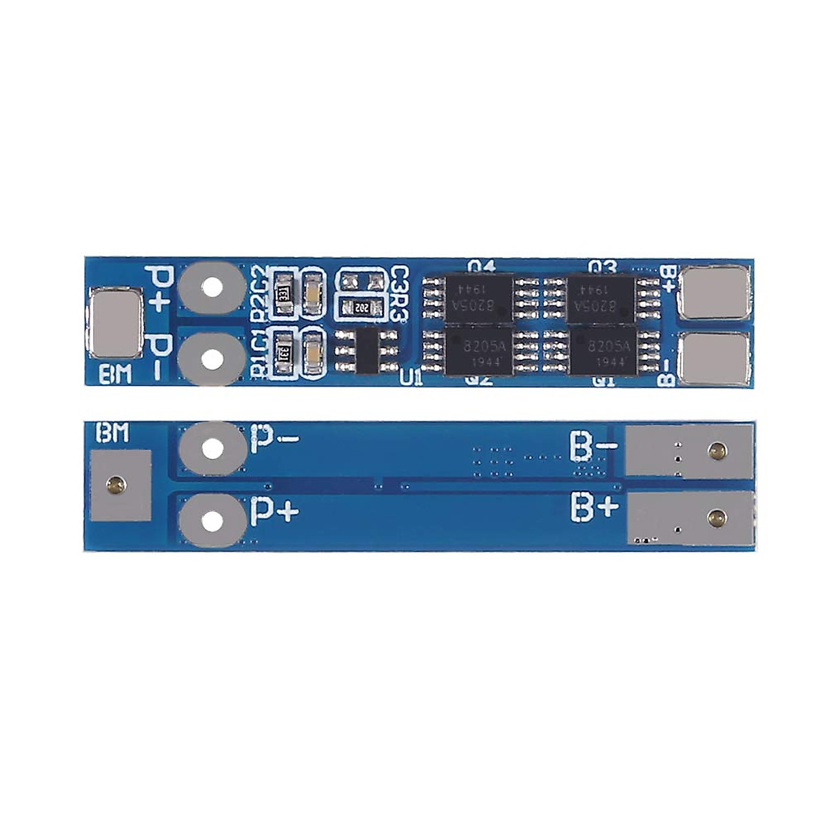 ACEIRMC 2S 7.4V 8.4V 8A 18650 Charger PCB BMS Protection Board for Li-ion Lithium Battery Cell (8pcs)