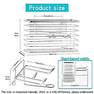 YQh Hair Tool Organizer，Hair Dryer Holder,Hair Styling Tool Organizer Basket for Bathroom，Stainless Steel Hair Dryer Holder Storage，Wall Mounted Tool Organizer Storage Basket for Hair Drye