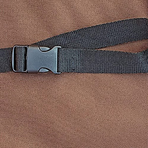 Duck Covers Ultimate Waterproof 108 Inch Rectangular/Oval Patio Table & Chair Set Cover with Umbrella Hole, Outdoor Table Cover