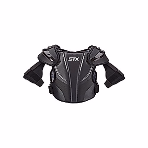 STX Lacrosse Stallion 200 Shoulder Pad, Black, Large