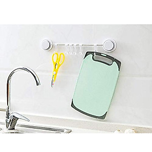 FLYINGSEA Cutting Boards For Kitchen, Anti-Skid Eco-Wheat Straw Vegetable Board Set (3 Pcs), Dishwasher Safe (Light green)