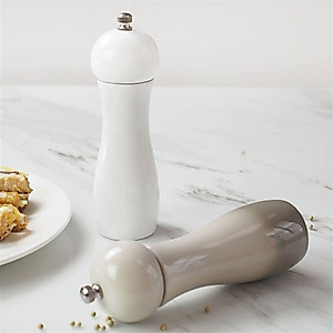 Pepper Grinder Mill Salt and Pepper Grinder with Ceramic Grinder Adjustable Coarseness Elegant Pepper Shakers Manual Pepper Grinder for Fresh Spices Fits in Home,Kitchen,Barbecue (Color : B)