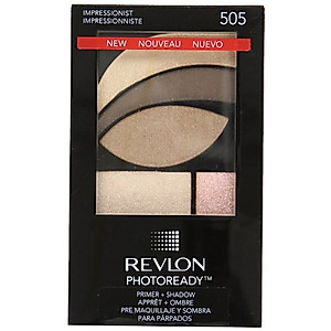 Revlon Eyeshadow Paette, PhotoReady Eye Makeup, Creamy Pigmented in Blendable Matte & Shimmer Finishes 505 Impressionist, 0.01 Oz