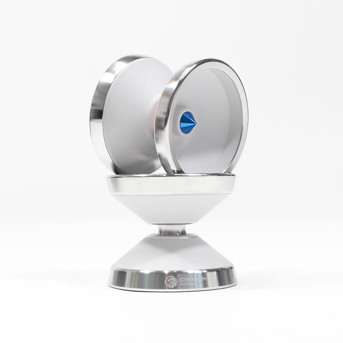 yoyofriends MG SS Gyrfalcon Yo-Yo - Tri-Material - Magnesium YoYo (White with Raw Rings)