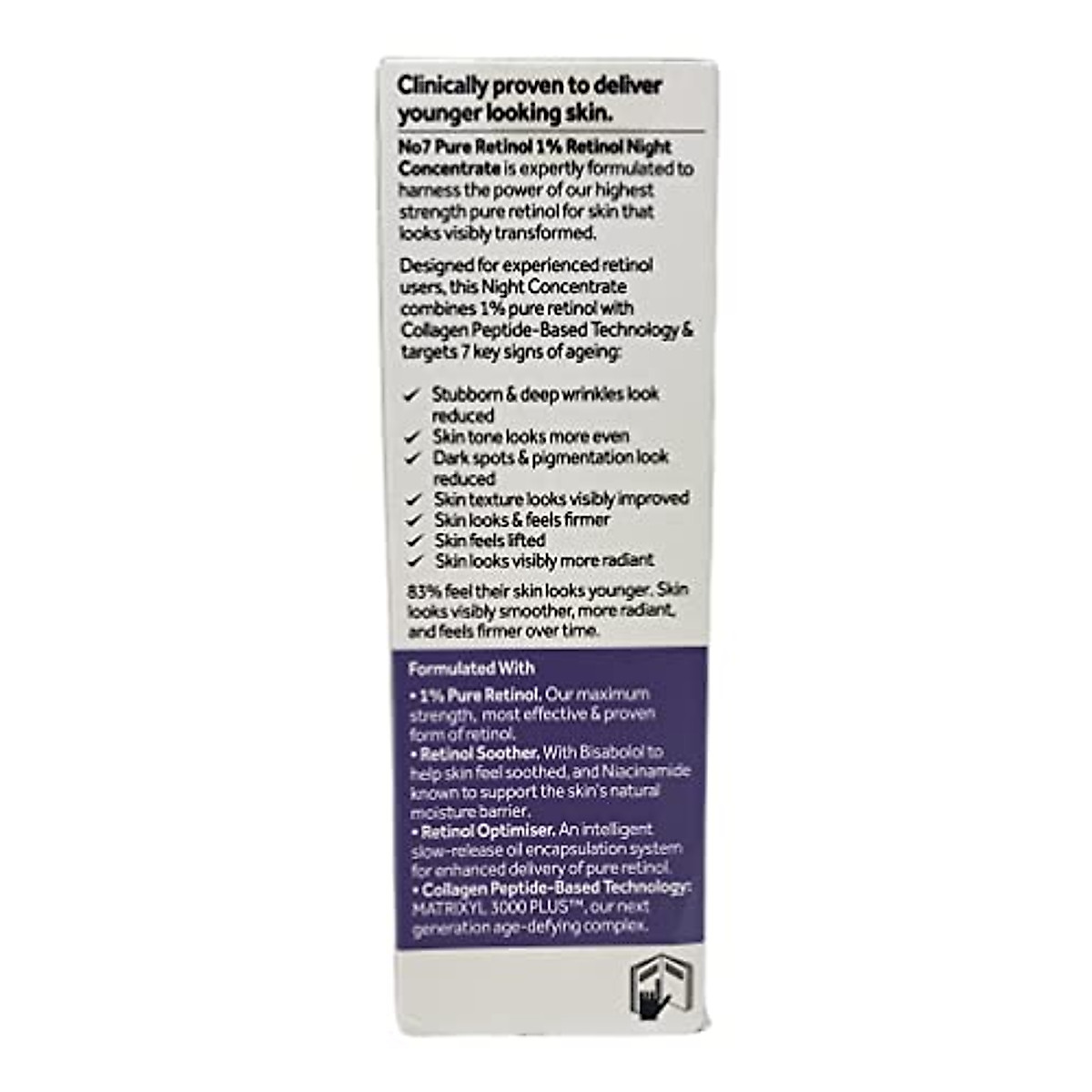 No. 7 No 7 Pure Retinol Skincare Bundle - Contains Pure Retinol Night Concentrate (1 fl oz) and Post Retinol Soother (1.69 fl oz) - No 7 Pure Retinol Fragrance Free Beauty Set, 2 Piece Set