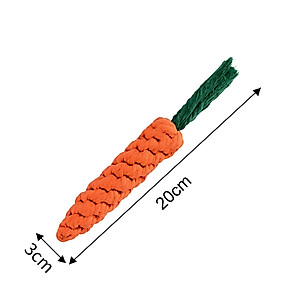 PERZOE Dog Toys, Carrot Shape Chew Toy,Squeaky Gift for Puppy Birthday Cute Toys for Small to Medium Dogs,Durable Toy for Aggressive Chewer Carrot Set