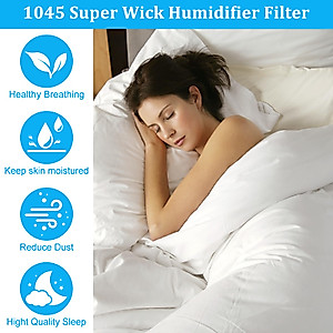 Poweka 1045 Super Wick Humidifier Filter Replacement Compatible with Essick Air AIRCARE H12300, H12300HB, H12400, H12400HB, H12600, H12600, H12001, H12AEUO, H12AUKP Series Humidifiers