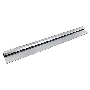 New Star 23862 Anodized Aluminum Slide Check Rack, 24-Inch, Silver