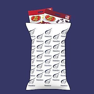 Needzo Movie Night Snack Mix Soda and Buttered Popcorn Jelly Beans, Gourmet Chewy Candy for Boys or Girls, Shareable Bagged Candies, Pack of 2