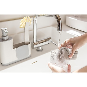 VIGAR 4 Piece Sink Set, Light Grey, Mediano