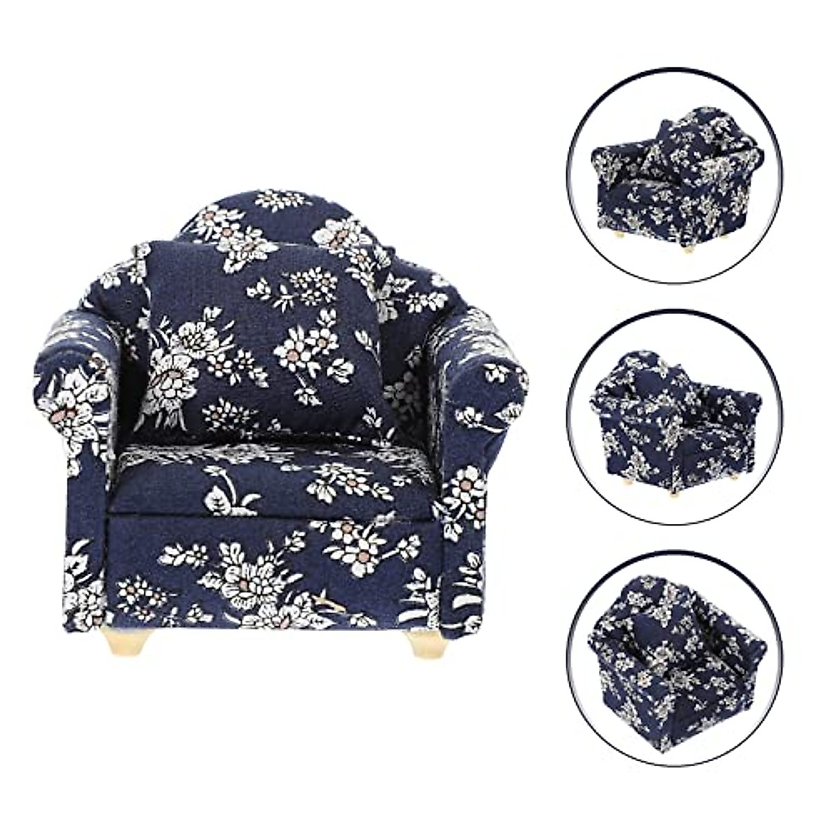 PATKAW Guinea Pig Hideout Hamster Accessories Hamster Mini Sofa Small Animal Sofa Chair Hamster Bed Habitat House Pad Rest Photo Props for Hamster Mice Rat Guinea Pig Hideout Hamster Accessories