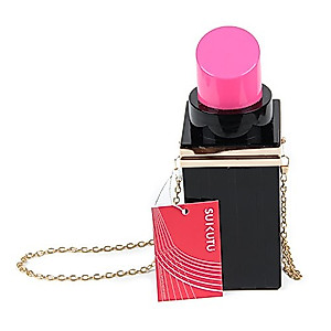 SUKUTU Acrylic Lipstick Purse Box Clutch Lips Party Clutch Purses Womens Evening Clutch for Teen Girls
