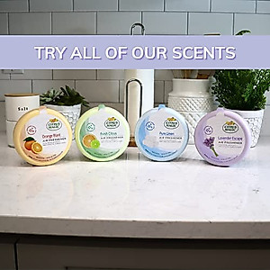 Citrus Magic Odor Absorbing Solid Air Freshener, Pure Linen, 8-Ounce, Pack of 6, 1 Pound (Pack of 3), 6 Count