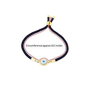 CEYIYA Evil Eye Bracelet for Women - Mommy and Me Bracelet Back to School - Matching Red Black String Bracelet