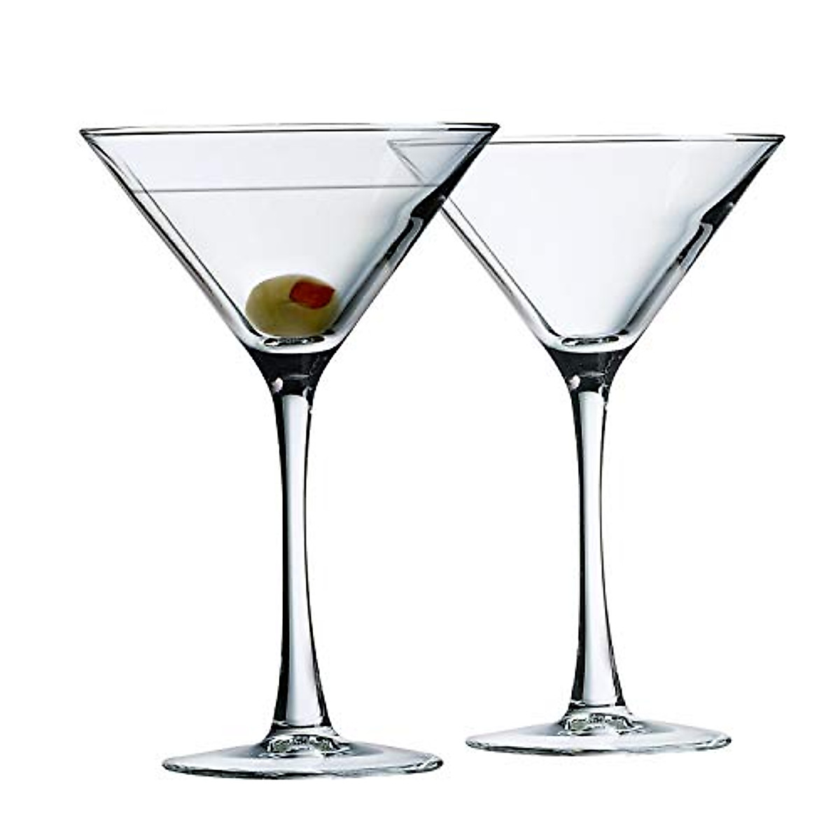 Luminarc Cachet 10 Ounce Martini 4-Piece Set, 4 Count (Pack of 1), Clear