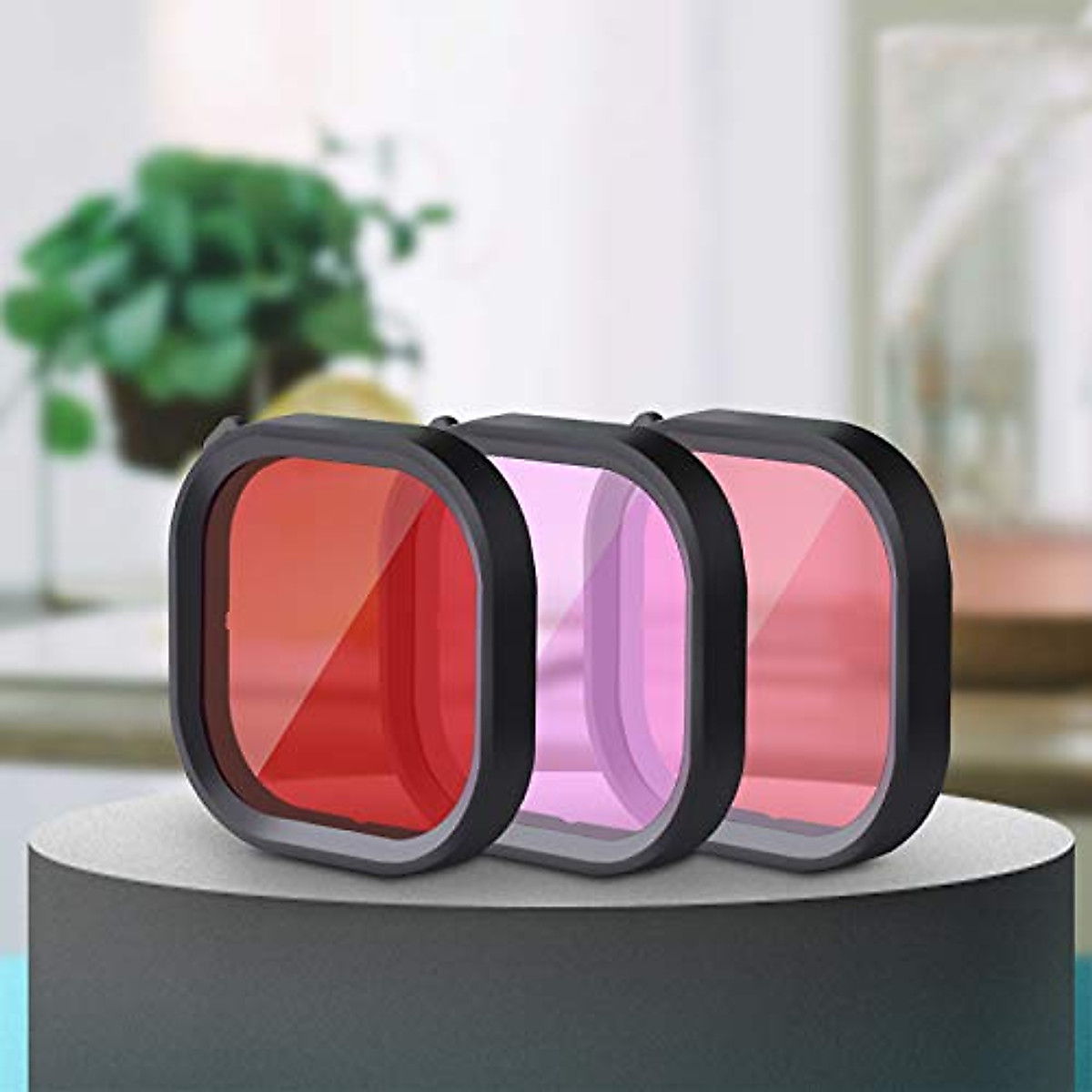 FitStill Waterproof Housing Case for GoPro Hero 8 Black, Protective 60m Underwater Dive Case Shell with 3 Pack Filters