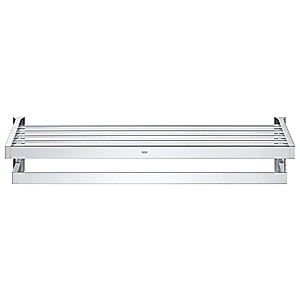 Grohe 40804000 Selection Cube Multi-towel Rack, Polished Chrome, 24"