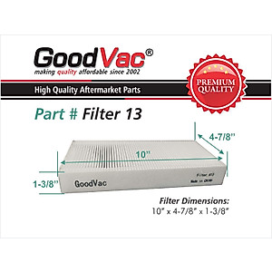 GoodVac HEPA Filter To Replace Honeywell Part HRF201B, Filter U and to fit HHT270 HHT290 HEPA Clean Air Purifiers (4)