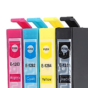 Hilitand 4Pcs Printer Cartridge Print Cartridge with Ink Simple Installation Printing Ink Cartridge for Office Print Photos, Test Papers, Documents
