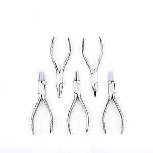 Eyeglasses Repair Set,7pcs Eyeglasses Pliers + Screwdriver Stainless Steel Optic Eye Glasses Optician Eyeglasses Frame Repair Optical Pliers Tools Kit withBlack Pouch Bag Glasses Shop useBy dhoptical