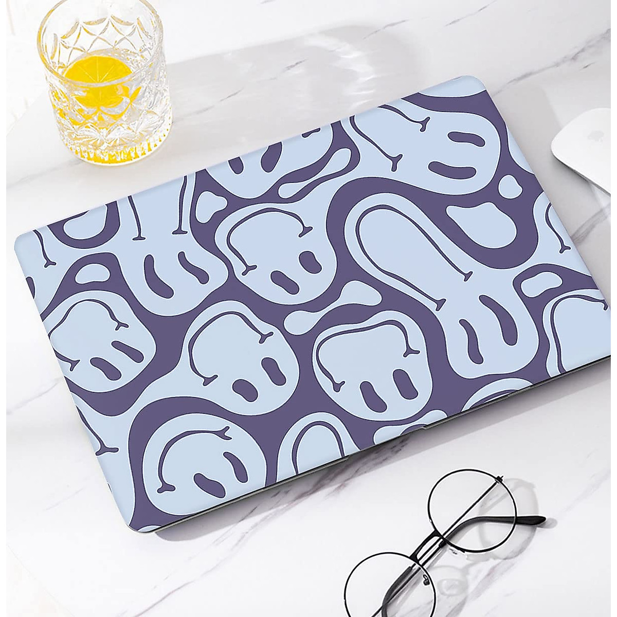 Watbro Compatible with MacBook Pro 13 inch Case 2020 2019 2018 Released M1 A2338/A2251/A2289/A2159/A1989/A1706/A1708, Retro 70's Modern Pattern case, Suitable for MacBook Pro 2020 with Touch ID