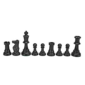 HERCHR Roll Up Chess Set, 32 Tournament Chess with Chess Board and Storage Bag Combo