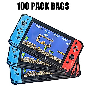 100Pcs Bags , Size 3.14" x 6.29"