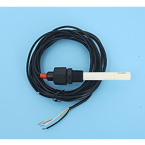 VGongTech Conductivity Monitor EC-500 Conductivity Tester Meter Electronic Micro Filter 0-9999uS with Plastic Electrode Pin&Plug