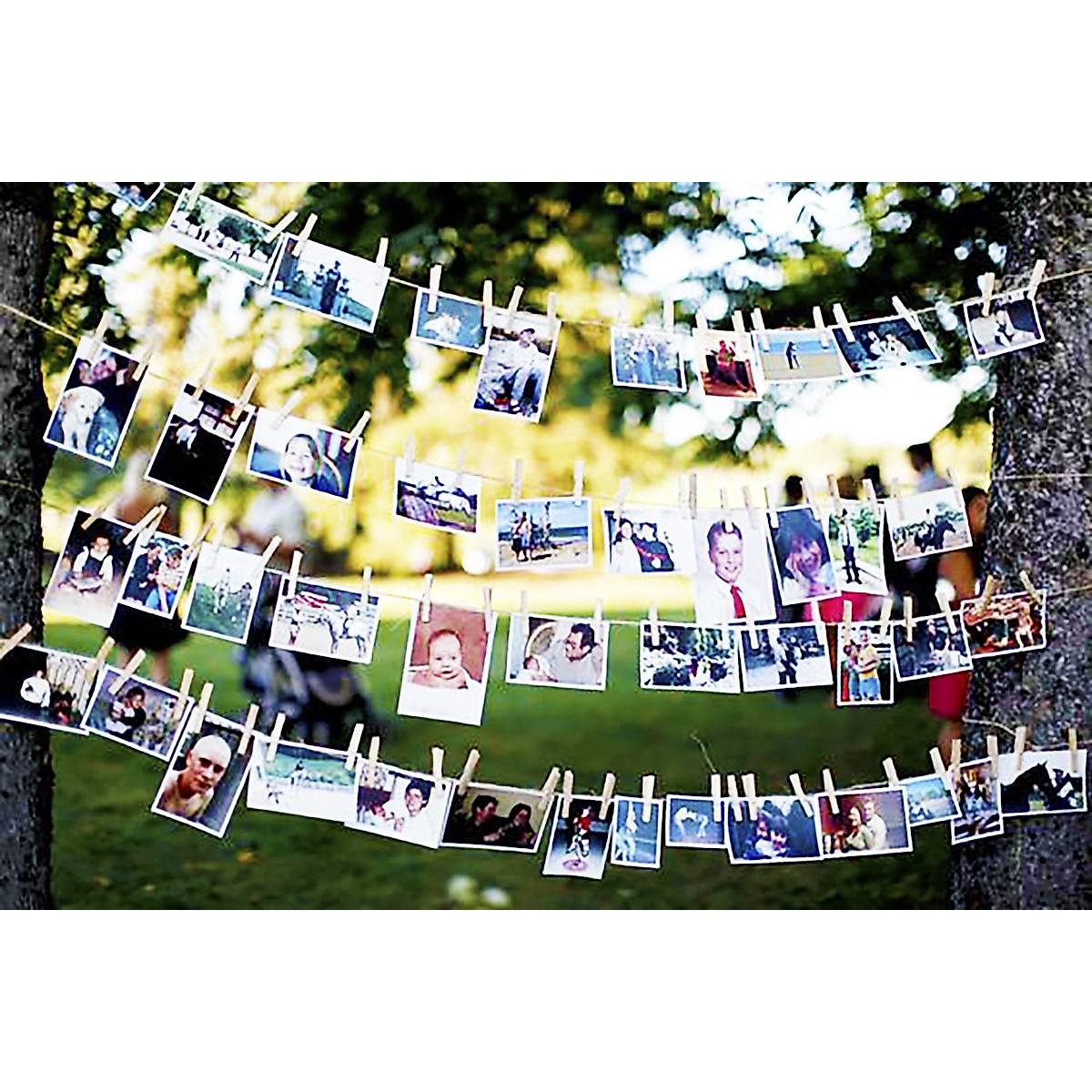 DECORA Sturdy 1 Inch Mini Wooden Craft Clothespins 100pcs