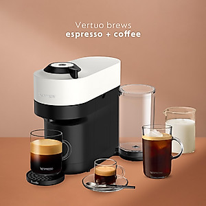Nespresso Vertuo Pop+ Coffee and Espresso Maker by Breville, Coconut White
