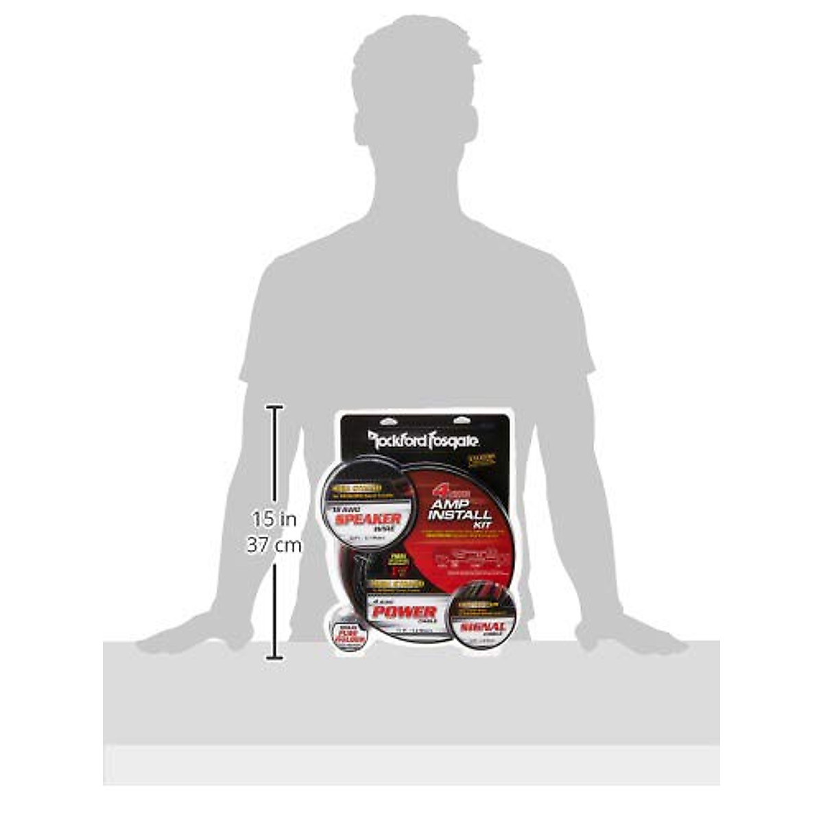 Rockford RFK4X 4 AWG Complete Amplifier Install Kit