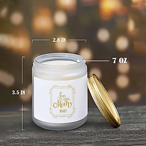 Custom Scented Candles, Beautiful Candles in Glass Jars, 7oz Soy Candle Burn for 50 Hours, Candles Gifts for Women, Bedroom Decor Candles for Home Made in The USA