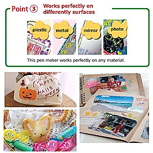 Uni POSCA Paint Marker Pen - Fine Point - Non Alcohol - Odorless Water Resistant Maker - Set of 24 (PC-3M15C & PC-3M7C & Gold & Silver) with Original Vinyl case